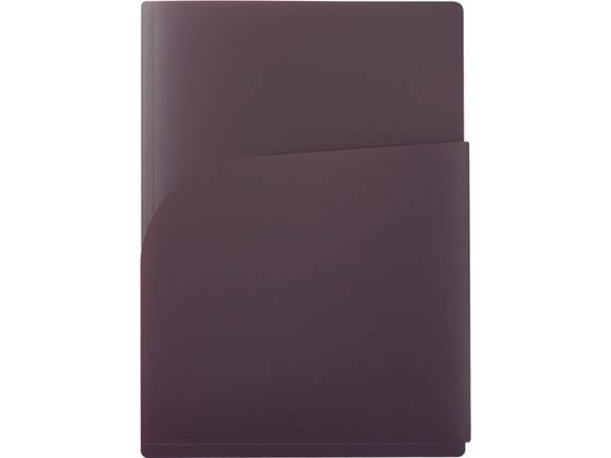 リヒトラブ SELFANA ソリッドホルダー A4 オープンポケットボルドーブラック 通販【フォレストウェイ】