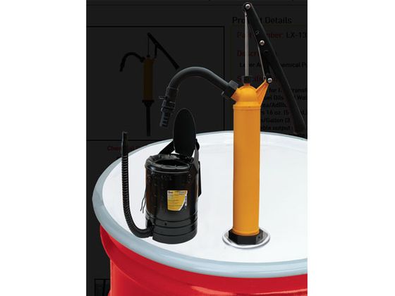 エスコ ドラム缶用オイルポンプ 手押し式 EA990XL-6 通販【フォレスト