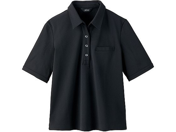 アイトス レディース半袖ポロシャツ ブラック SS AZ-50015-010 通販【フォレストウェイ】